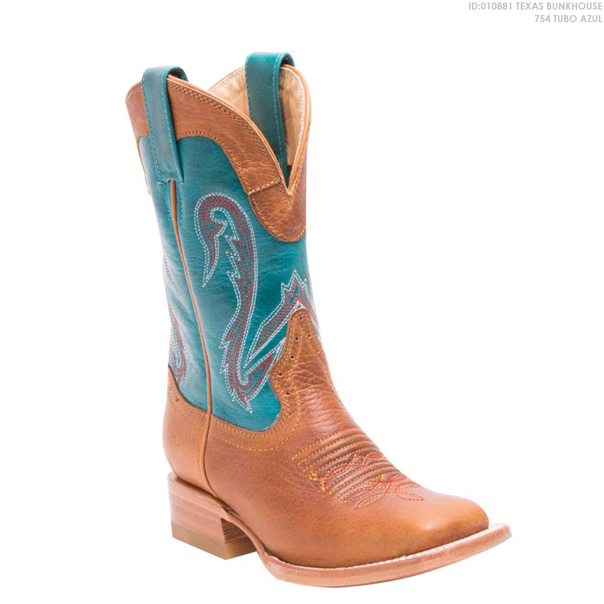 Bota Vaquera Black Ranch H-15 Roper Woody Pal - Color: Cognac, Miel ...